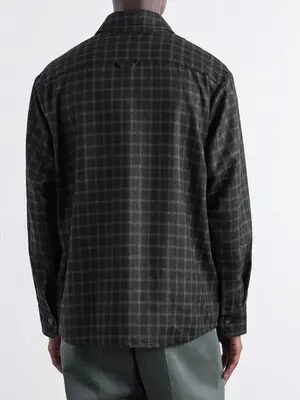 A.p.c. Bobby Checked Wool-blend Twill Shirt