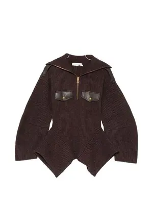 Zimmermann Valiant Wool Sweater - Brown