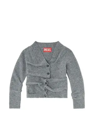 DIESEL® Wool Blend Cardigan - Grey