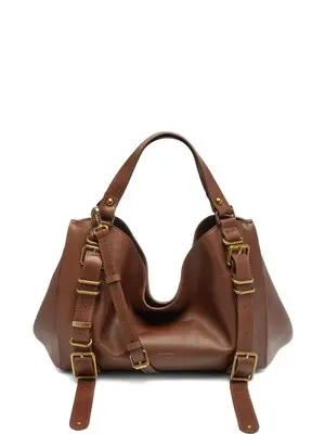 DIESEL® D-one Medium Leather Handbag