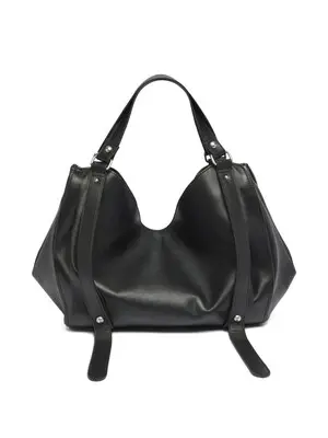 DIESEL® D-one Medium Leather Handbag - Black