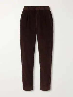 Folk Straight-leg Corduroy Trousers