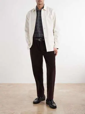 Folk Straight-leg Corduroy Trousers