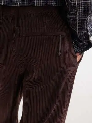 Folk Straight-leg Corduroy Trousers
