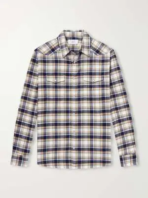 Mr P. Western Checked Organic Cotton Shirt