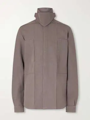 Rick Owens Virgin Wool Drill Overshirt