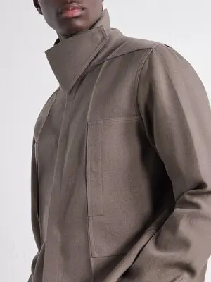 Rick Owens Virgin Wool Drill Overshirt