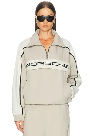 PORSCHE X Revolve Heritage Quarter-zip Jacket - Sand