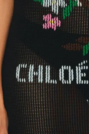 Chloé Parakeet Mini Dress