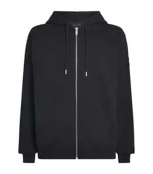 Canada Goose Organic Cotton Zip-up Hoodie With Embroidered Logo
