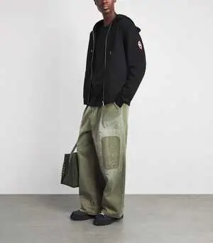 Canada Goose Organic Cotton Zip-up Hoodie With Embroidered Logo