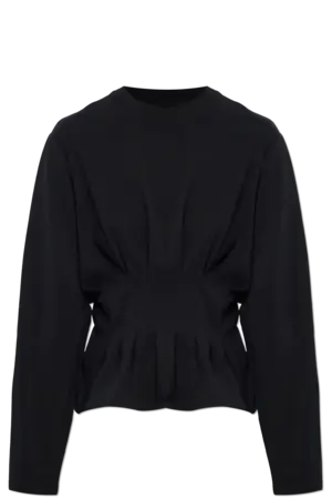 GESTUZ Gzinez Cotton Top With Peplum Detail