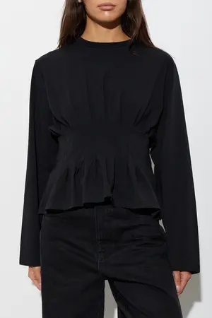 GESTUZ Gzinez Cotton Top With Peplum Detail