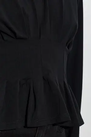GESTUZ Gzinez Cotton Top With Peplum Detail