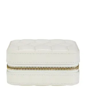 Wolf Lauren Travel Jewellery Case - Beige