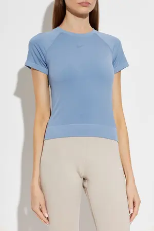 Nike Short Sleeve Top With Logo Accent