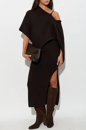 GESTUZ Asymmetrical Wool Alpaca Blend Knit Set