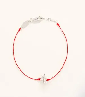 REDLINE White Gold And Diamond Bagatelle Bracelet - Red