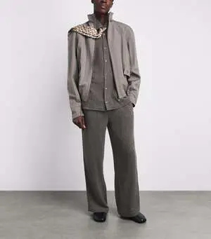 WON HUNDRED Leon Wide-leg Trousers In Wool-viscose