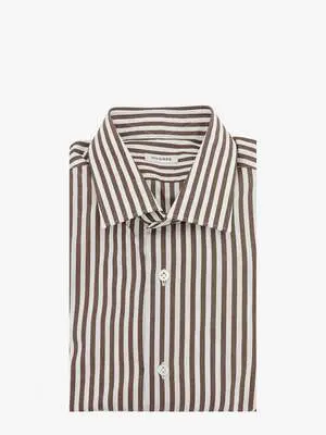 NUGNES 1920 Striped Cotton Shirt