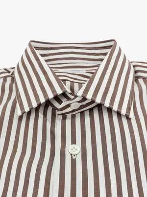 NUGNES 1920 Striped Cotton Shirt