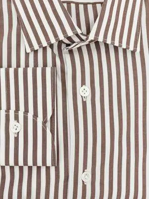 NUGNES 1920 Striped Cotton Shirt
