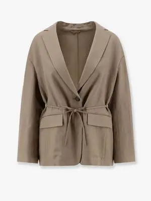 Brunello Cucinelli Viscose And Linen Blend Blazer