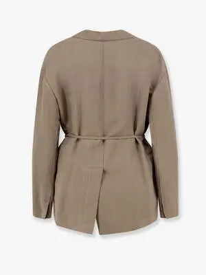 Brunello Cucinelli Viscose And Linen Blend Blazer