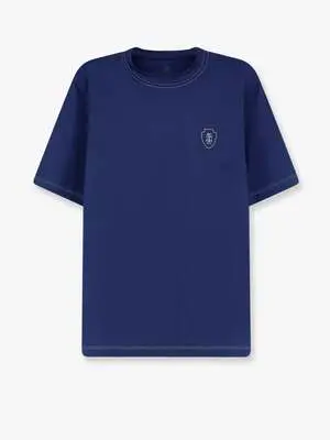 Brunello Cucinelli Technical Nylon Tshirt With Front Logo