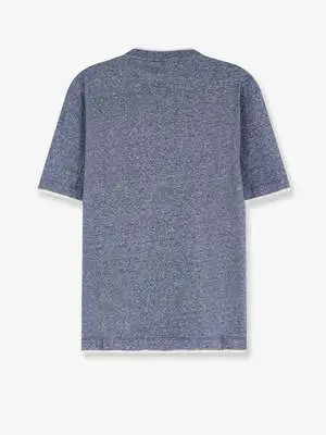 Brunello Cucinelli Linen And Cotton Blend Tshirt