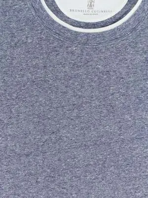 Brunello Cucinelli Linen And Cotton Blend Tshirt