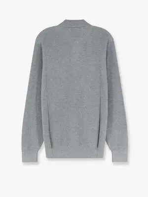Brunello Cucinelli Ribbed Cotton Zip-up Cardigan - Grey