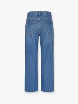 THE FRANKIE SHOP Denim" Wash Straight Leg Jeans