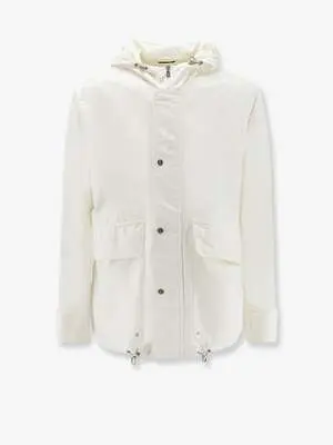 Brunello Cucinelli Cotton And Nylon Blend Hooded Jacket