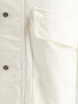 Brunello Cucinelli Cotton And Nylon Blend Hooded Jacket