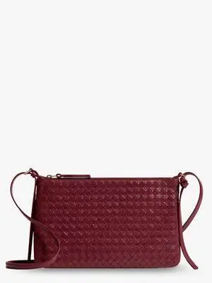 Bottega Veneta Piccolo Intrecciato Clutch With Shoulder Strap