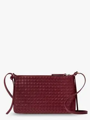 Bottega Veneta Piccolo Intrecciato Clutch With Shoulder Strap