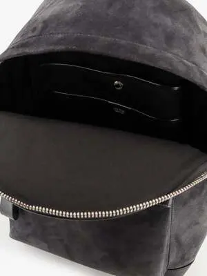 TOM FORD Suede Backpack With Maxi Zip On The Front