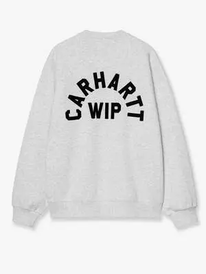 Carhartt Work In Progress Arch Script Cotton Blend Sweatshirt