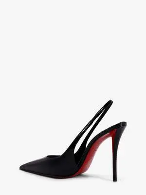CHRISTIAN LOUBOUTIN Miss Z Patent Leather Slingback Décollet