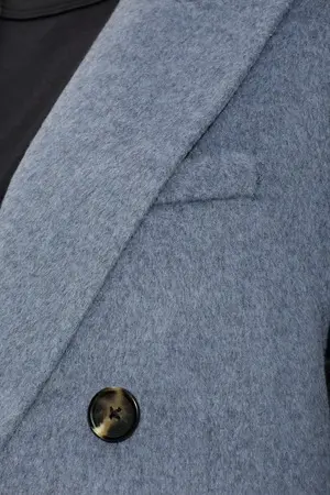 Rag & Bone Double-breasted Wool Cashmere Blend Coat