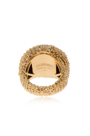 Jacquemus Herisson Ring In Tone Metal