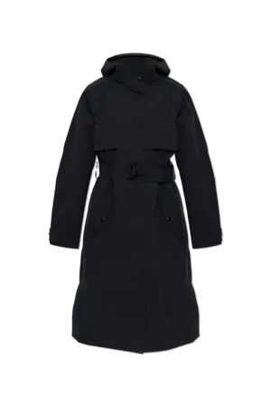 The Upside James" Polyester Trench Coat With Hood And Belt