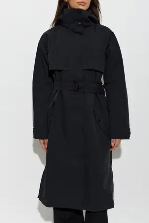 The Upside James" Polyester Trench Coat With Hood And Belt