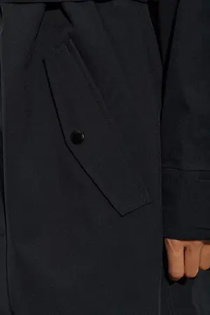The Upside James" Polyester Trench Coat With Hood And Belt