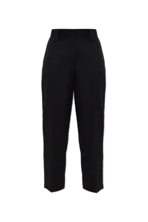 Versace Wool Pleated Trousers