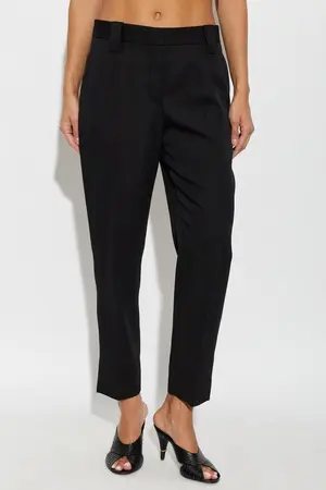 Versace Wool Pleated Trousers