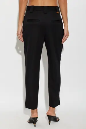 Versace Wool Pleated Trousers