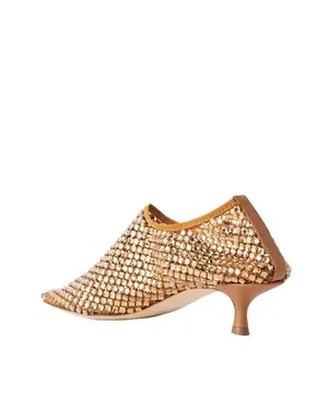 Christopher Esber Crystal-embellished Mesh Pumps
