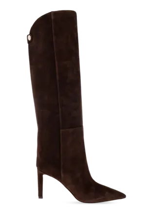 JIMMY CHOO Alizze Suede Knee-high Stiletto Boots